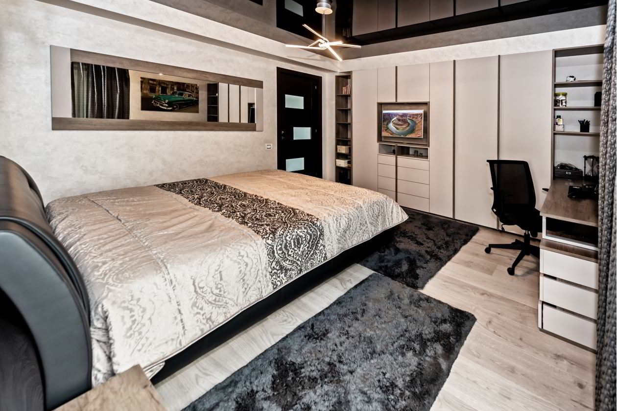 Proiect mobila Camera junior Adolescent, cu biblioteca integrata, birou ...